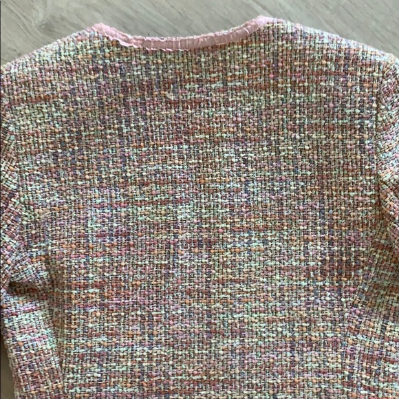 Express | Jackets & Coats | Express Pink Coco Tweed Jacket | Poshmark